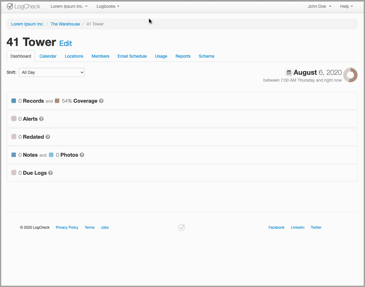 Create A Report LogCheck